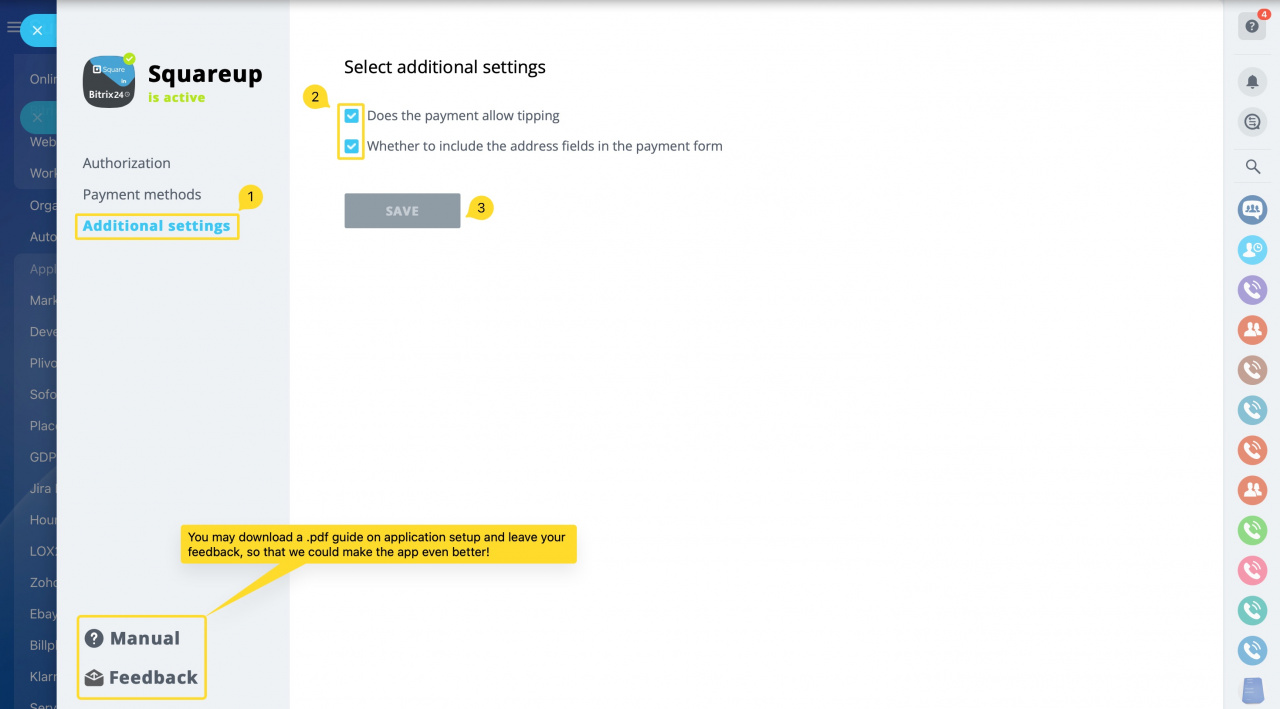 Squareup Integration